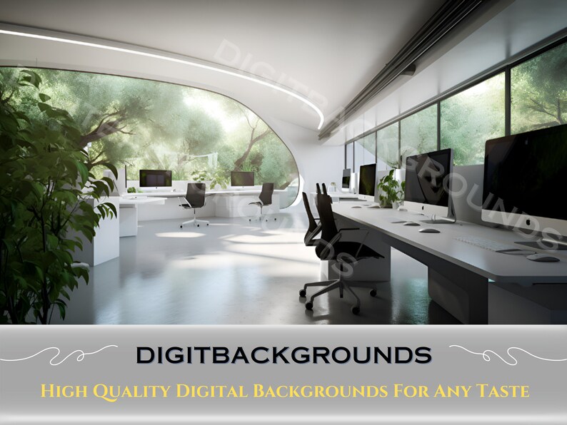 Modern Office Background for Zoom Meetings, Zoom Virtual Background ...