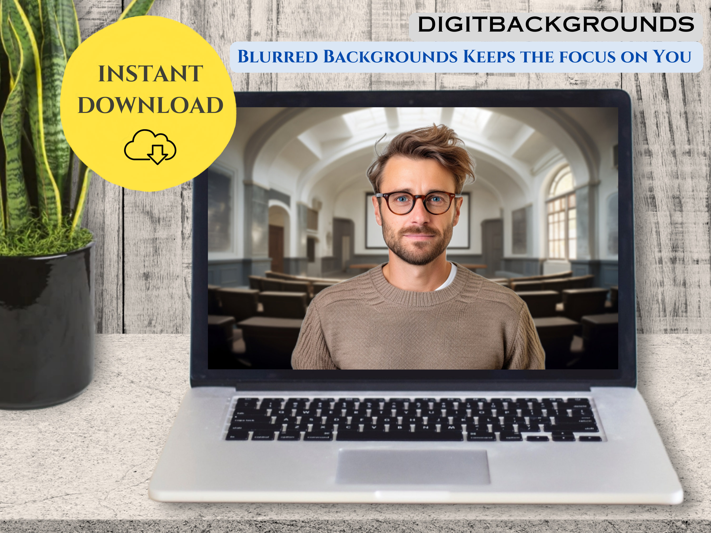 Univercity Study Room Background, Zoom Meetings, Home Office, Blurred ...