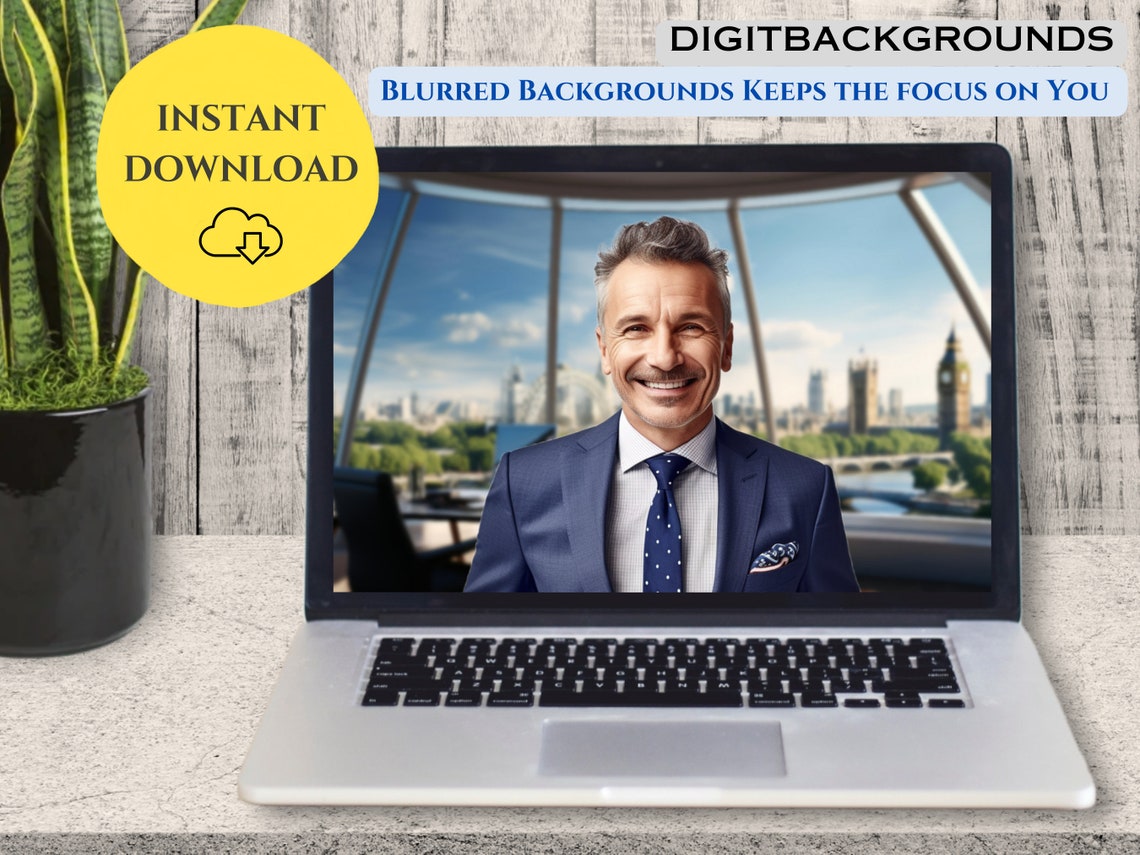 London City View Background, Zoom Meeting, Home Office Zoom Backdrop ...