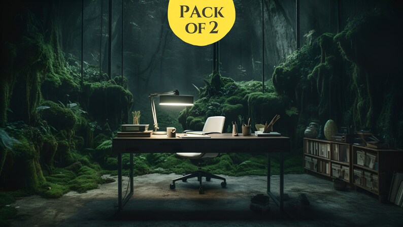 Fantasy Virtual Backgrounds Minimalistic Zoom Backdrop Home Office ...