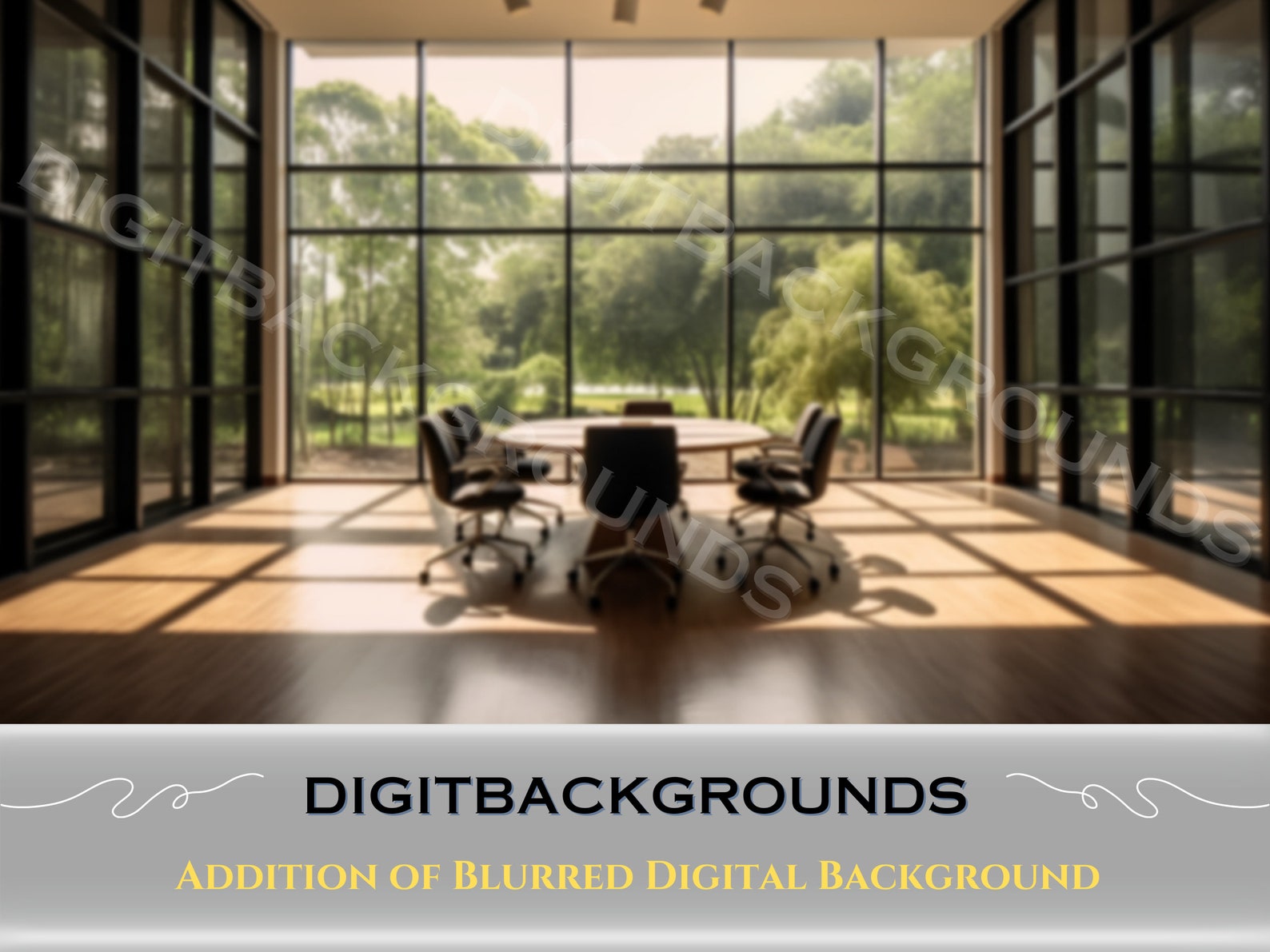 Modern Conference Room Background Zoom Meetings Metaverse Zoom Backdrop ...