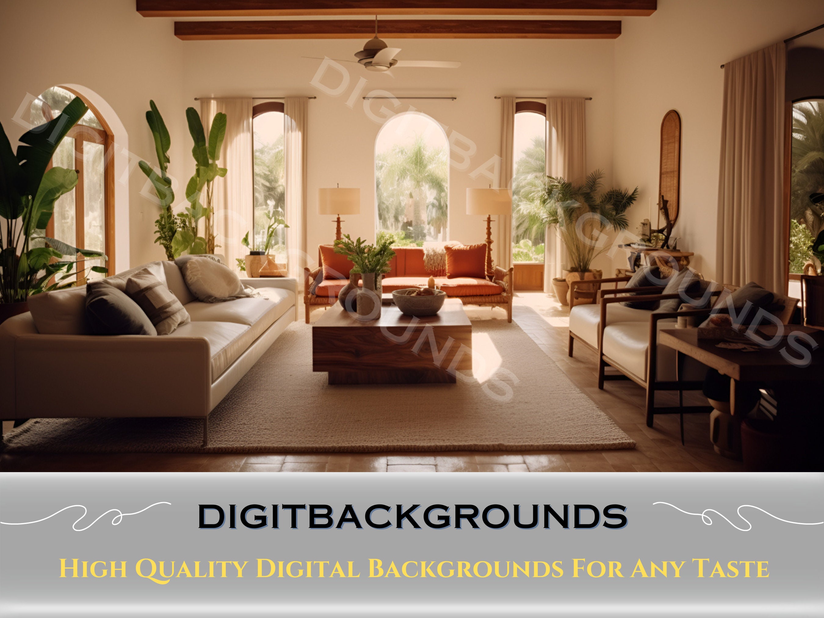 Interior Virtual Backgrounds Minimalistic Zoom Backdrop Home - Etsy