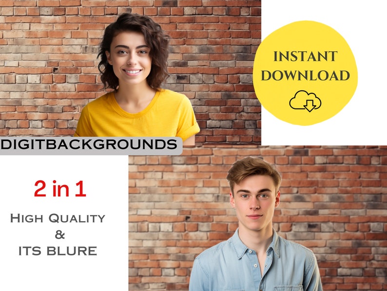 Brick Wall Backdrop for Zoom Meetings Zoom Virtual Backgrounds ...