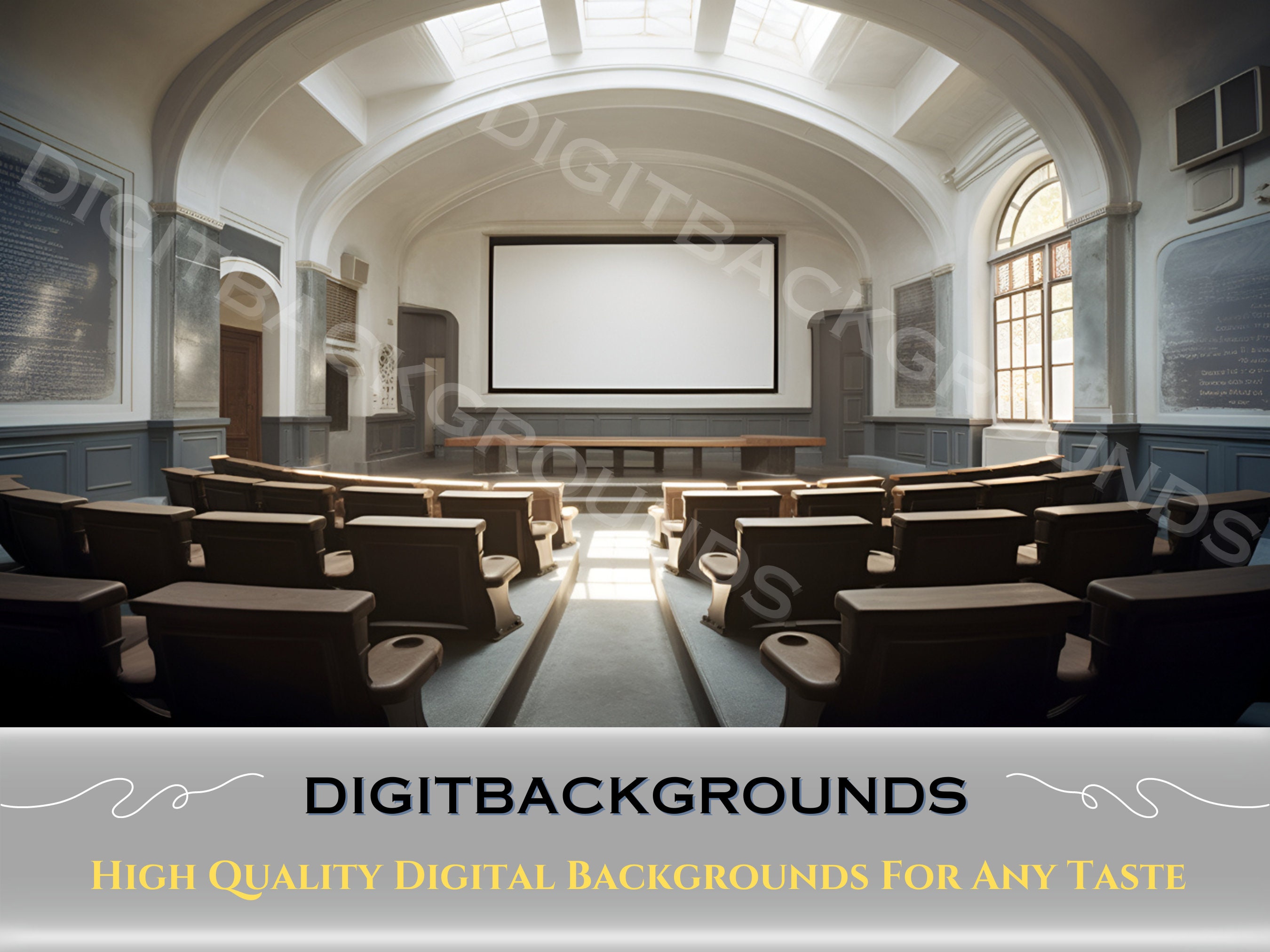 Univercity Study Room Background, Zoom Meetings, Home Office, Blurred ...