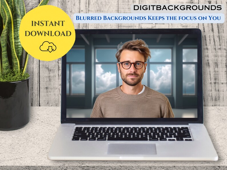 Cloudy Window Background Zoom Meetings Zoom Virtual Background ...