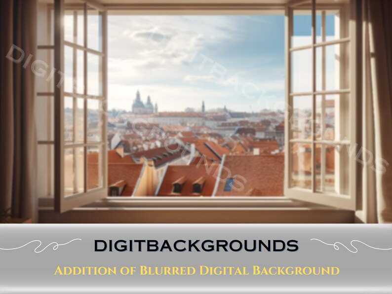 City View Background, Zoom Meetings, Home Office Zoom Backdrop, Window ...