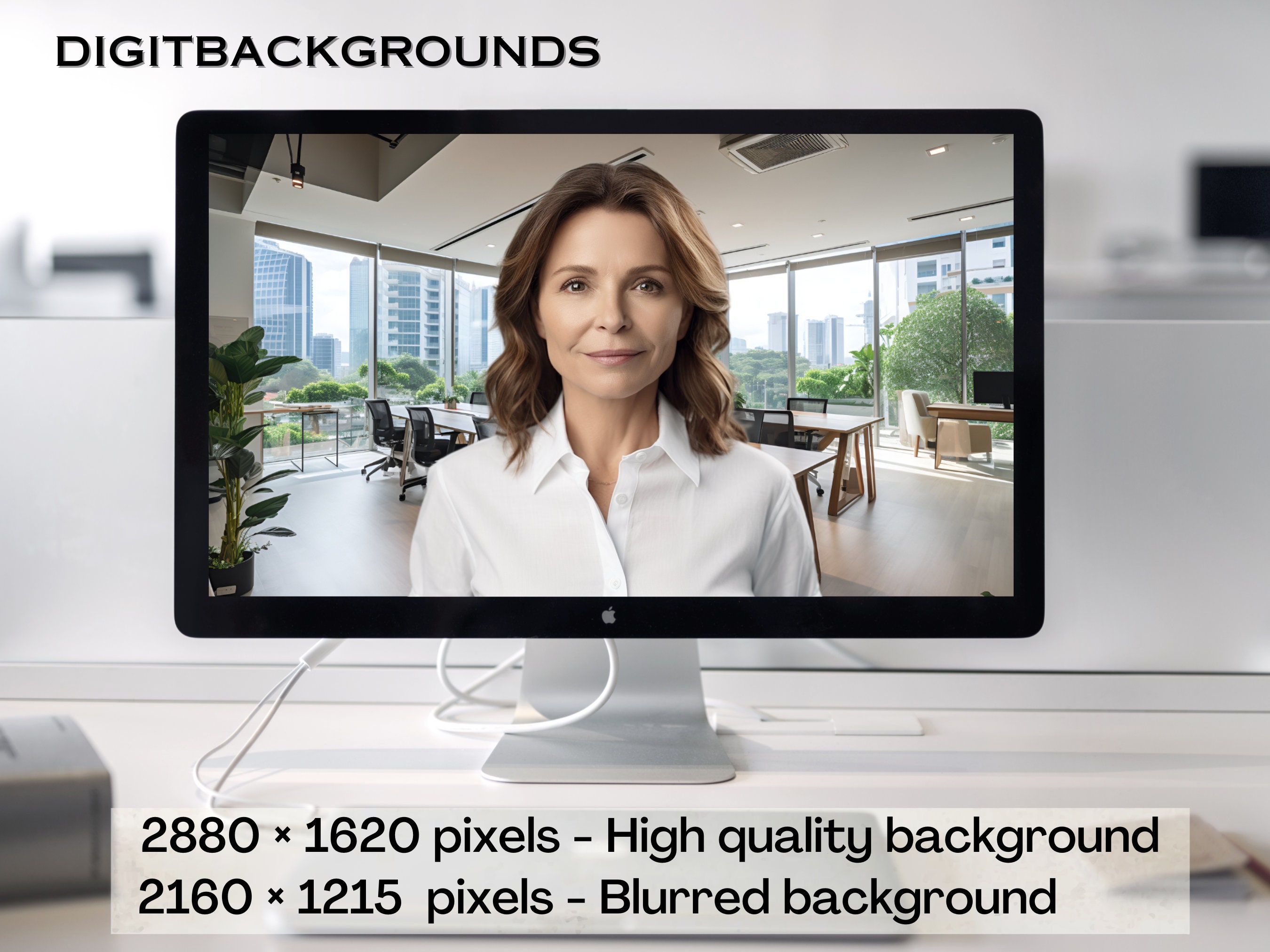 Open Space Office Background Zoom Meetings Zoom Virtual - Etsy