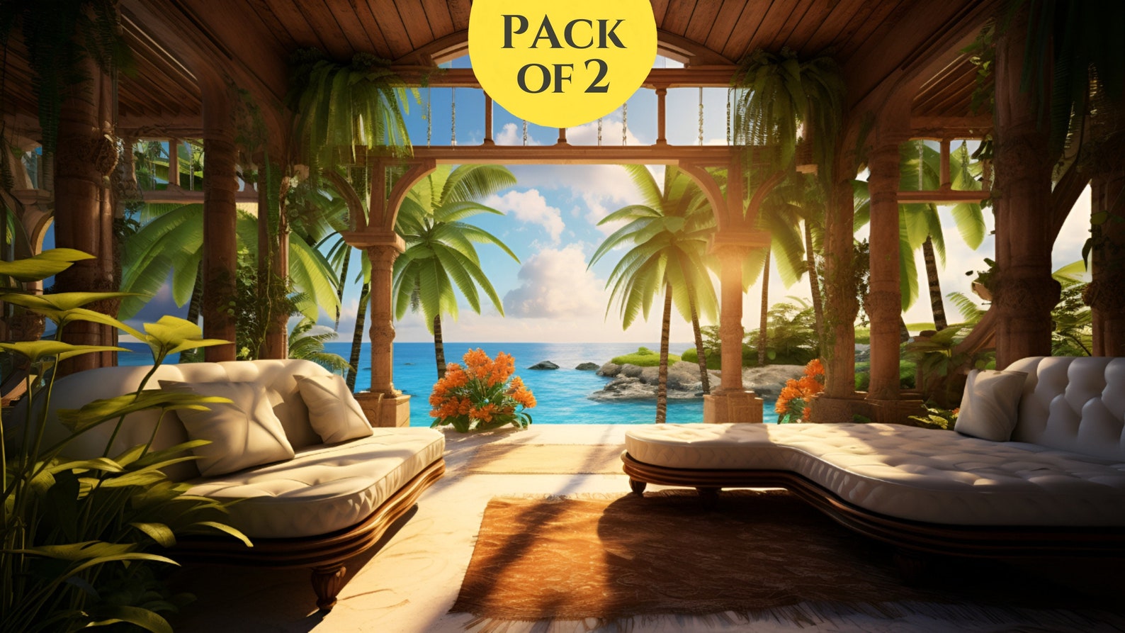 Tropical Background, Zoom Meetings, Blurred Zoom Virtual Background ...