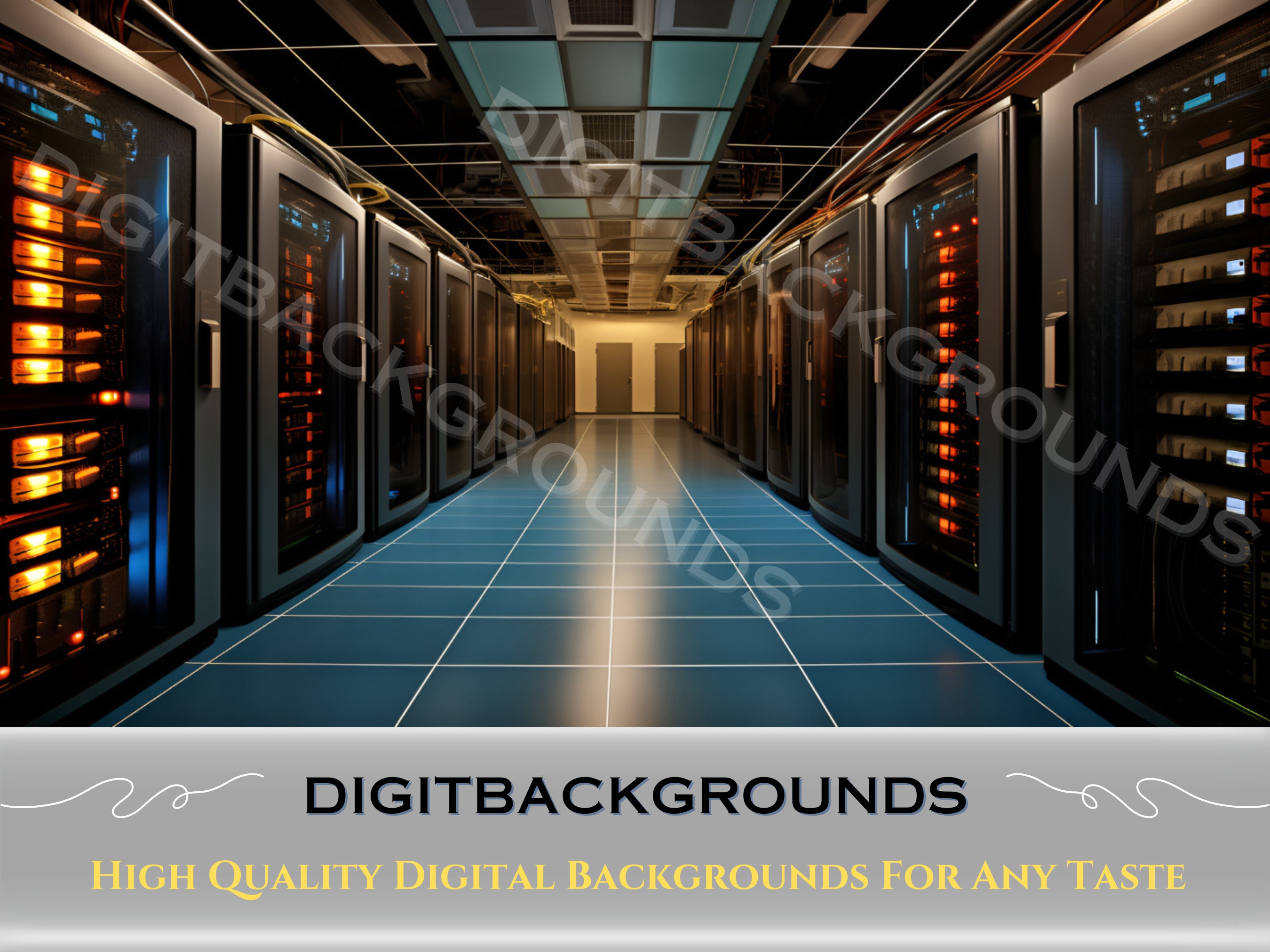 Server Room Background Zoom Meetings Zoom Backdrop Gamers - Etsy