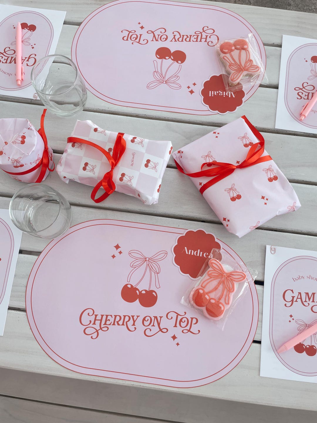 Cherry on Top Baby Shower Bundle - Etsy