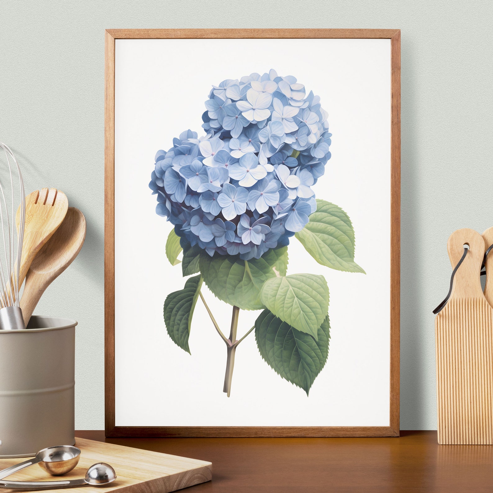 Hydrangea Print, Floral Print, Flower Print, Botanical Flower ...