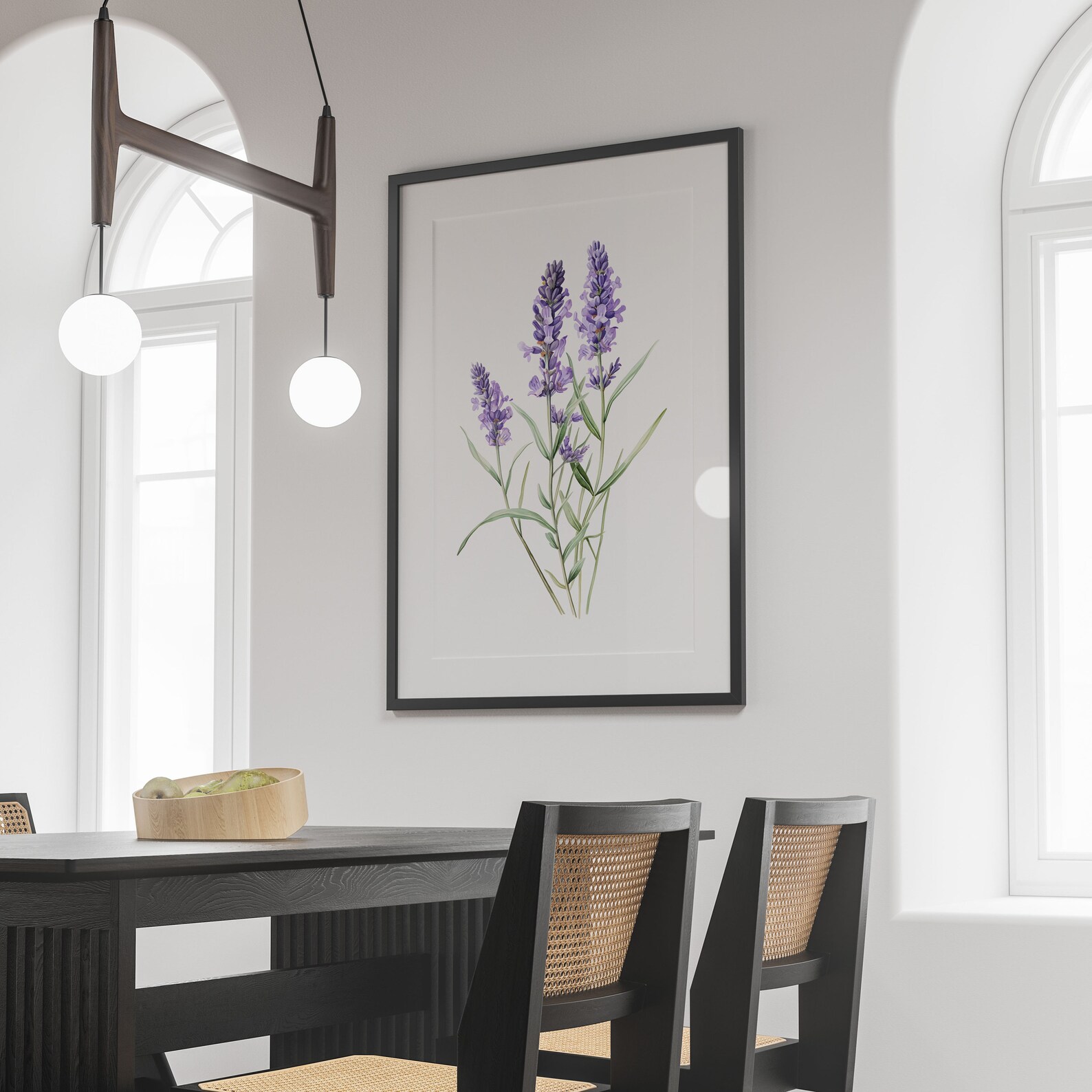 Lavender Wall Art PRINTABLE Purple Flower Print Plant Leaves Petal ...