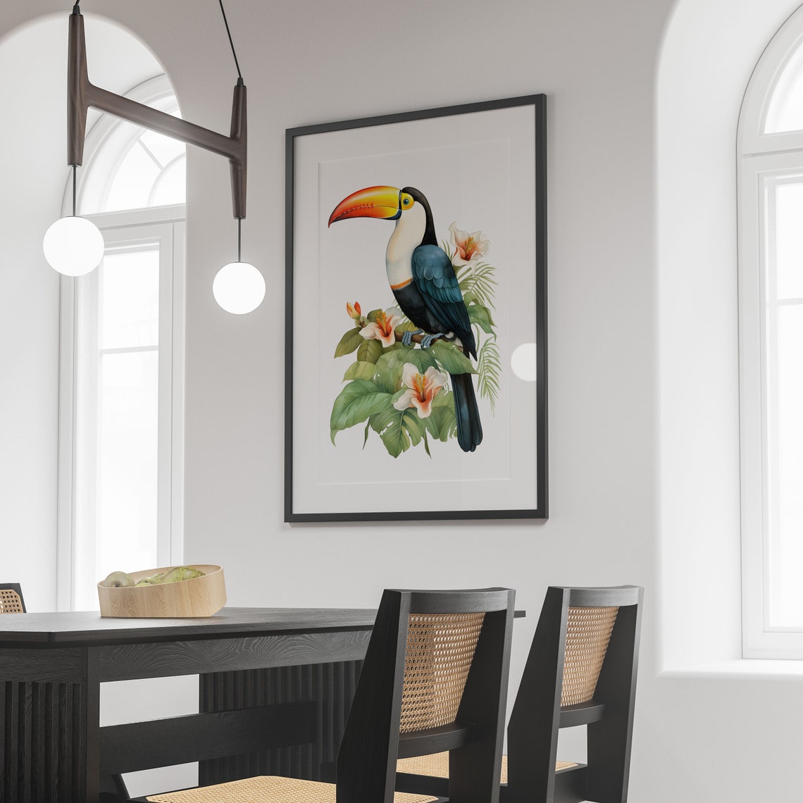 Toucan Print, Bird Print, Botanical Guide, Toucan, Wall Art, Wall Print ...