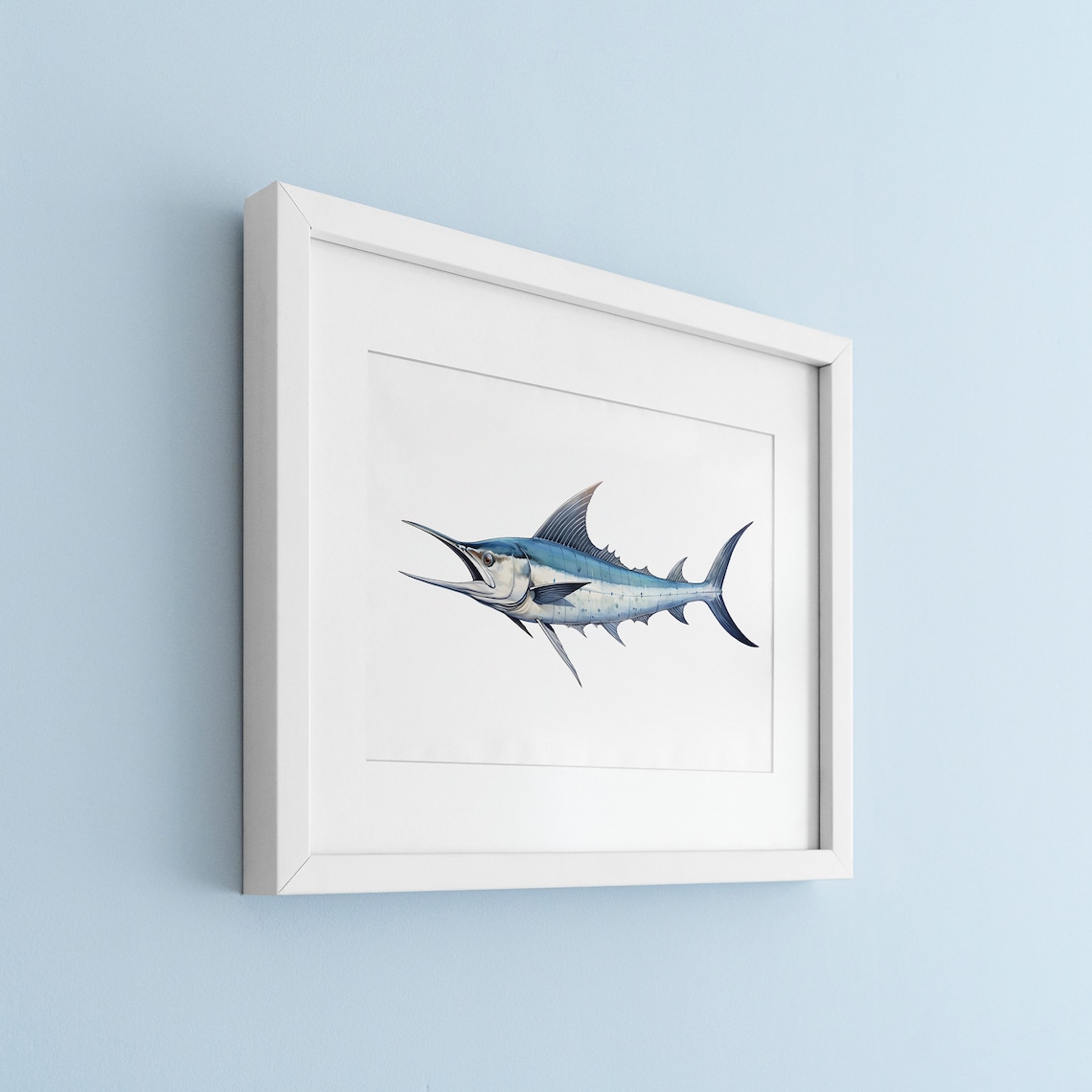 Swordfish Print, Fish Print, Swordfish, Wall Art, Wall Print, Fish ...