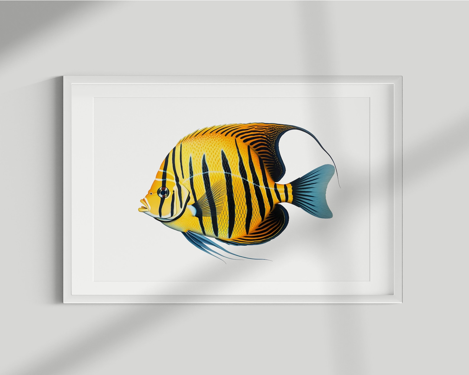 Angelfish Print, Fish Print, Angelfish, Wall Art, Wall Print, Fish ...