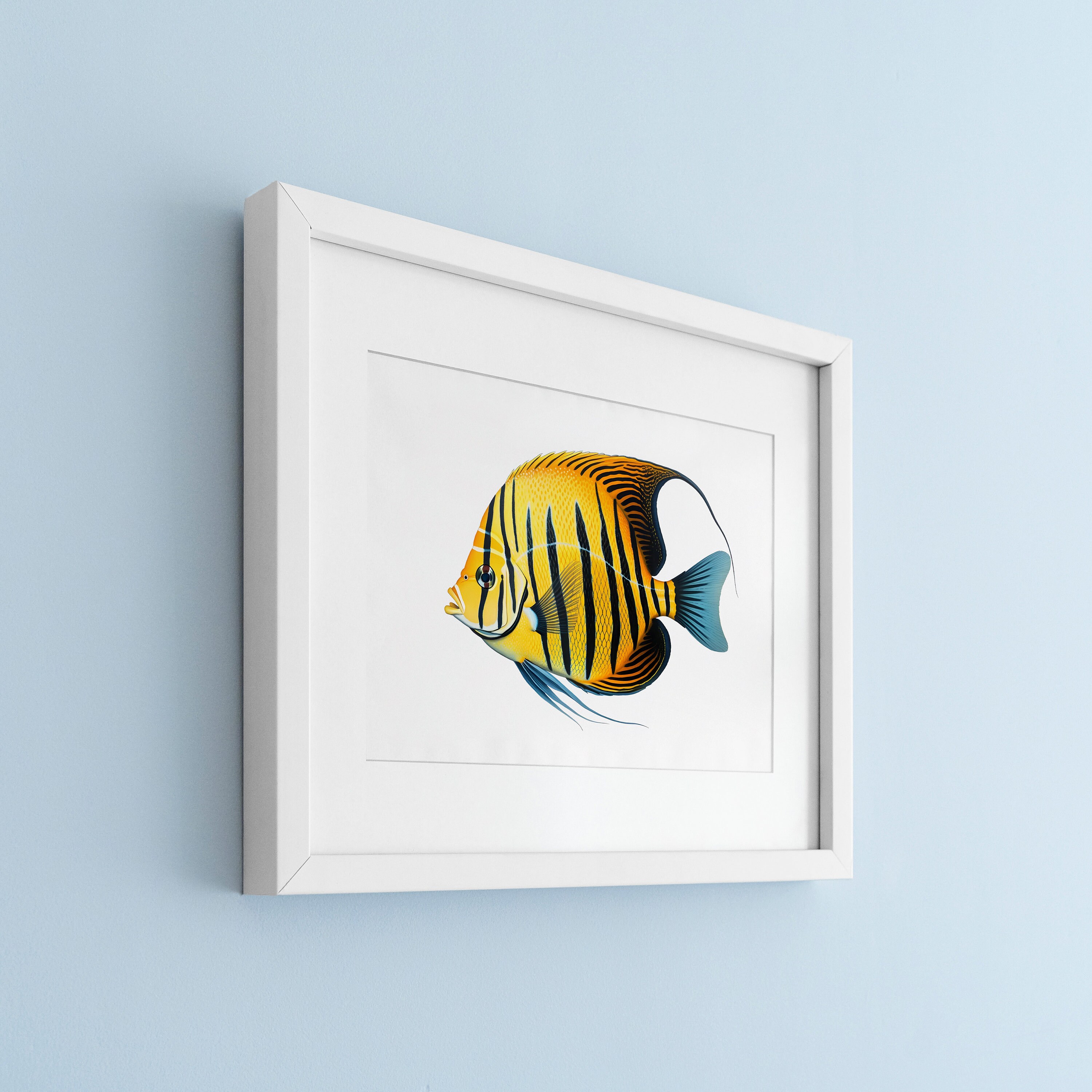 Angelfish Print, Fish Print, Angelfish, Wall Art, Wall Print, Fish ...