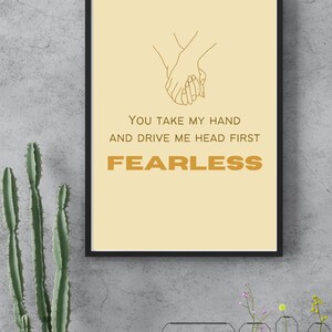 Taylor Swift FEARLESS Album Set of 6 Posters. Printable Swifties ...