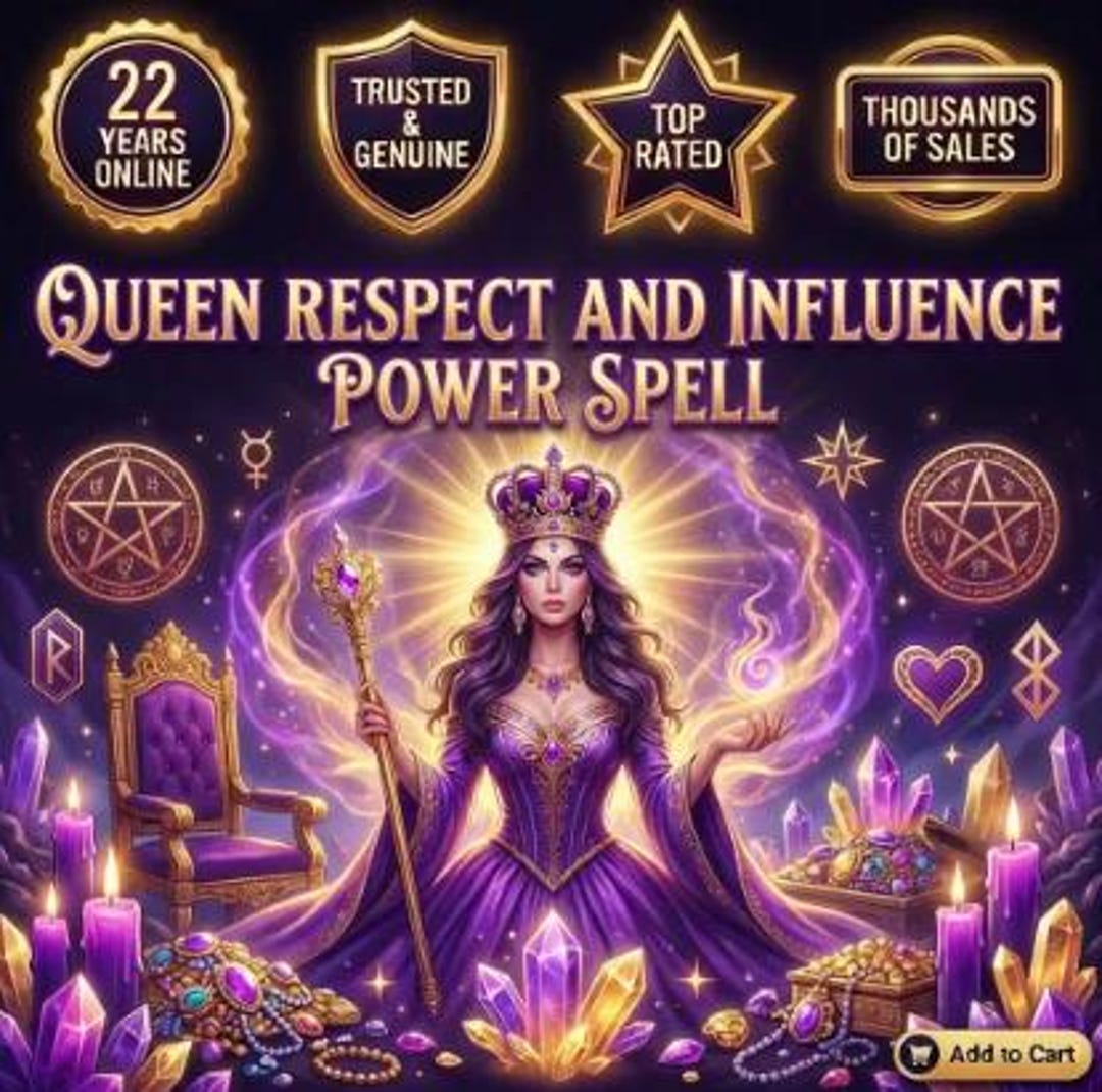 QUEEN'S Respect, Influence and Power Spell Mystical_witch Fiverr Albina ...