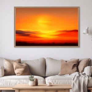 Frame TV Art Beach Sunset, Samsung Frame TV Art, Coastal Landscape ...