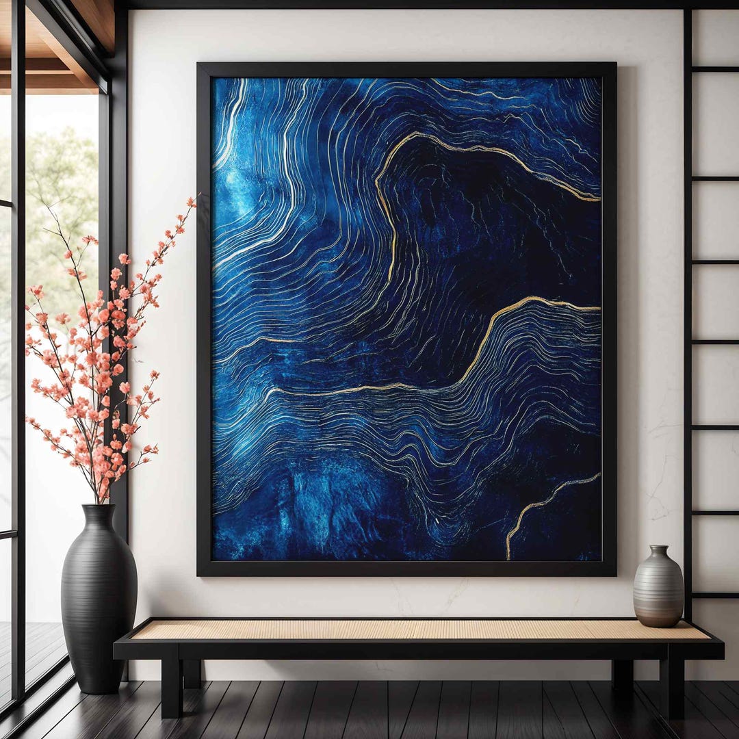 Earthy Abstract Painting Wall Art Textural Art Print Natural Tones Oil ...