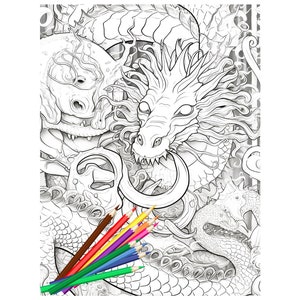 10 Pack of Cool Adult Coloring Pages, Instant Download - Etsy