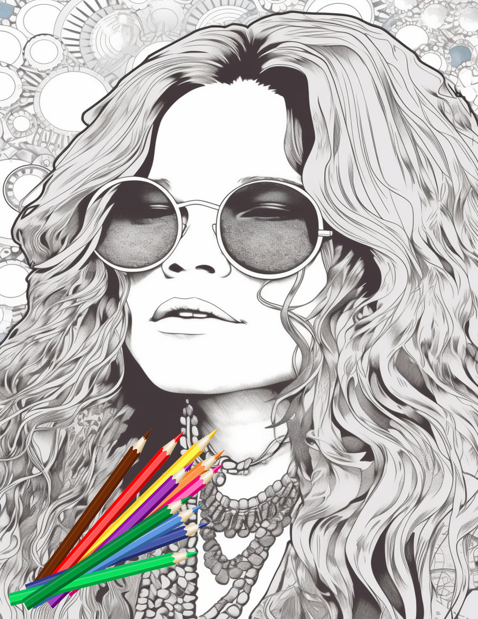 Adult Coloring Pages, 13 Very Famous People - Etsy
