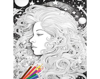 10 Pack of Cool Adult Coloring Pages, Instant Download - Etsy