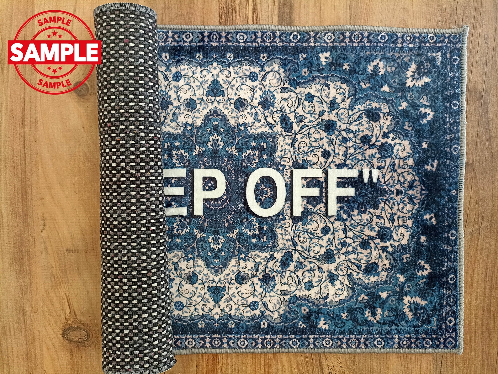 Clock Rug, Clock Round Rug, Word Map Clock Rug, Circle Rug, Round Rug ...