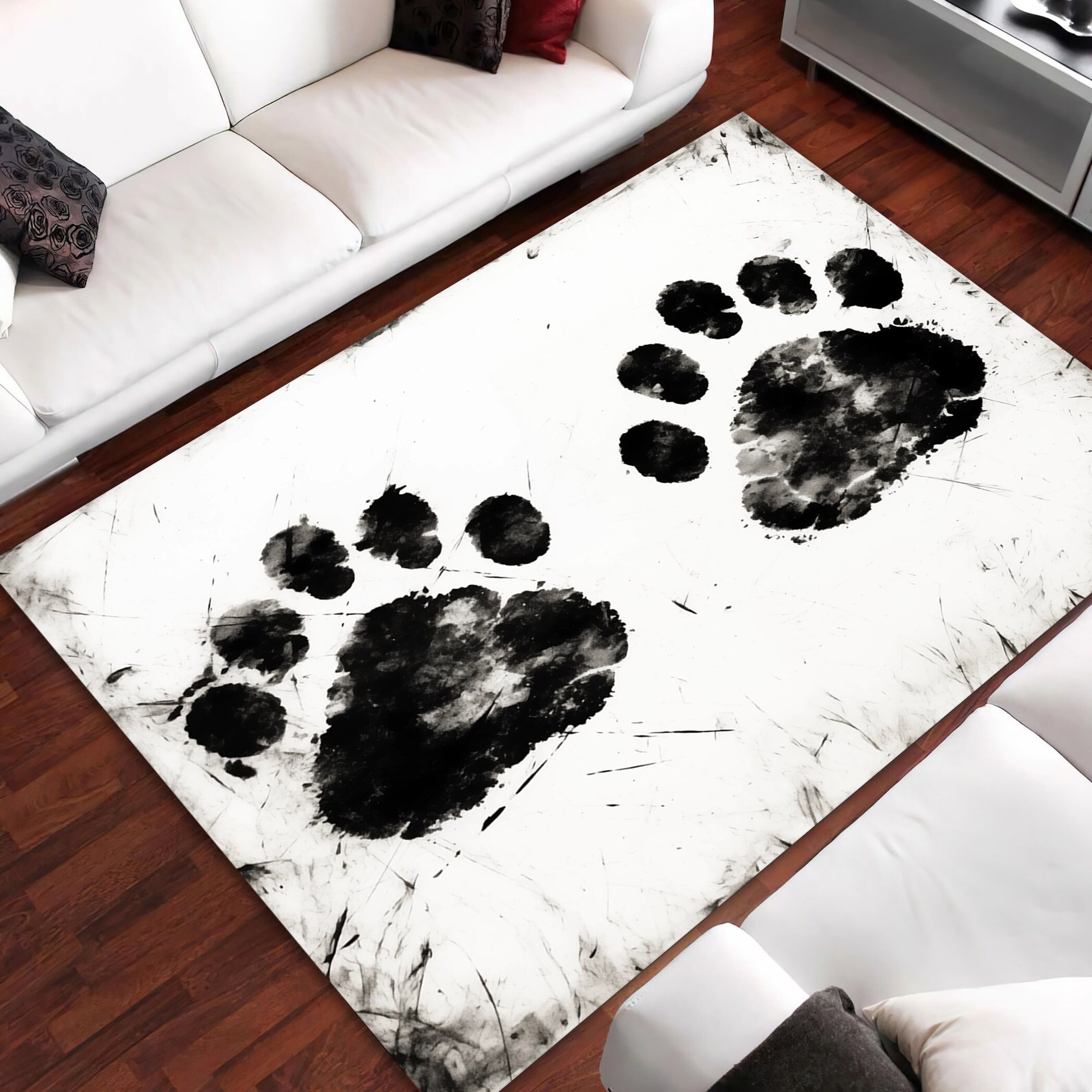 Pet Paw Rug, Dog Paw Rug, Paw Rug, Cat Paw Rug, Pet Foot Rug, Animal ...