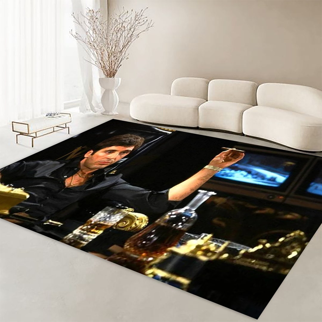 Scarface Rug,legend Star and Film,famous Rug, Tony Montana Rug ...