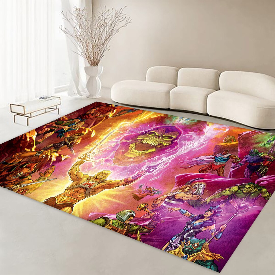 He Man Masters of Universe Rug He Man Rug Skeletor Rug Kids - Etsy