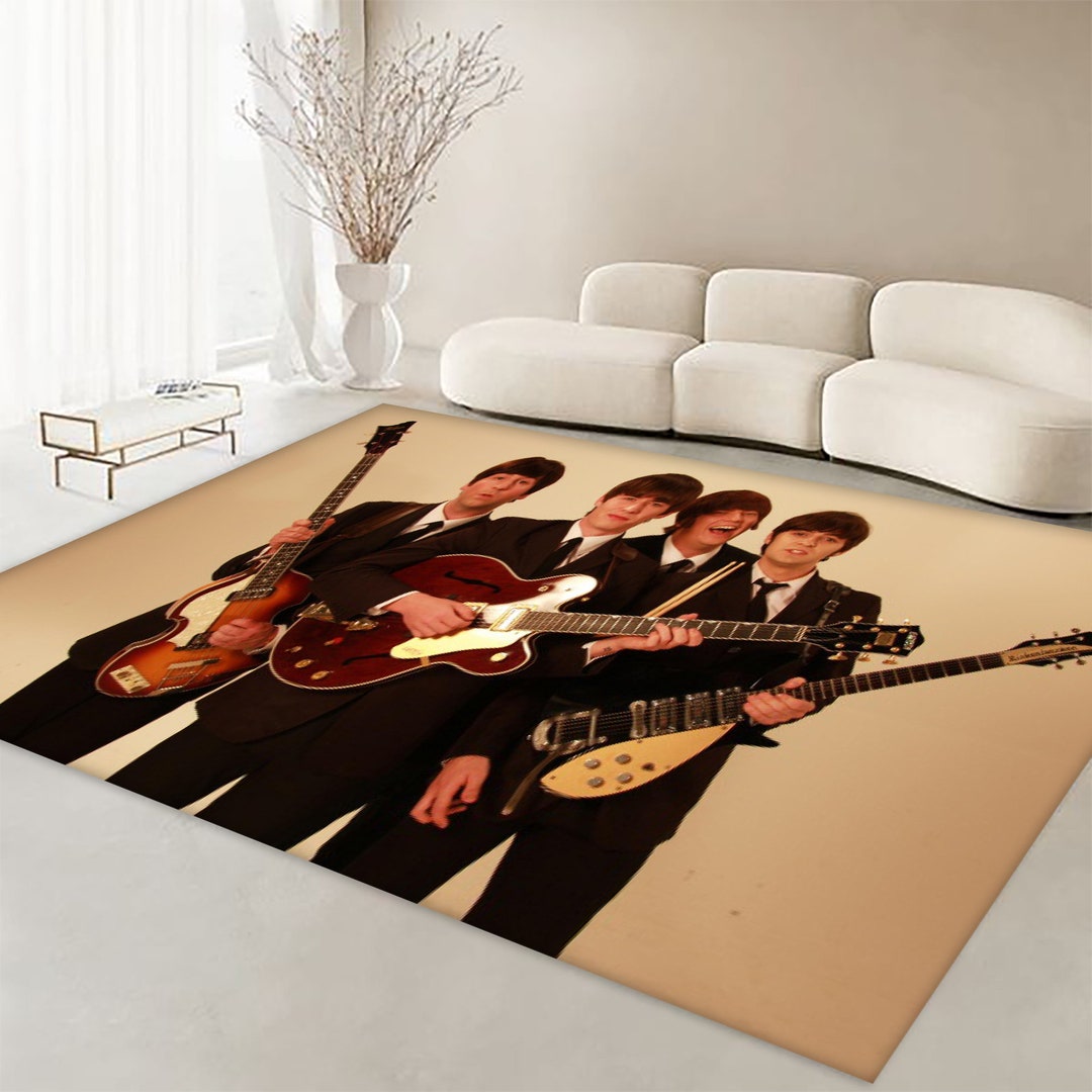 The Beatles Rug,The Beatles,The Beatles Members,Themed Rug,Modern Rugs ...