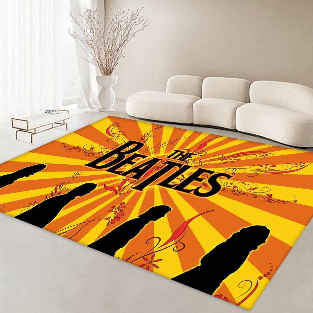 The Beatles Rug,the Beatles,the Beatles Members,themed Rug,modern Rugs ...