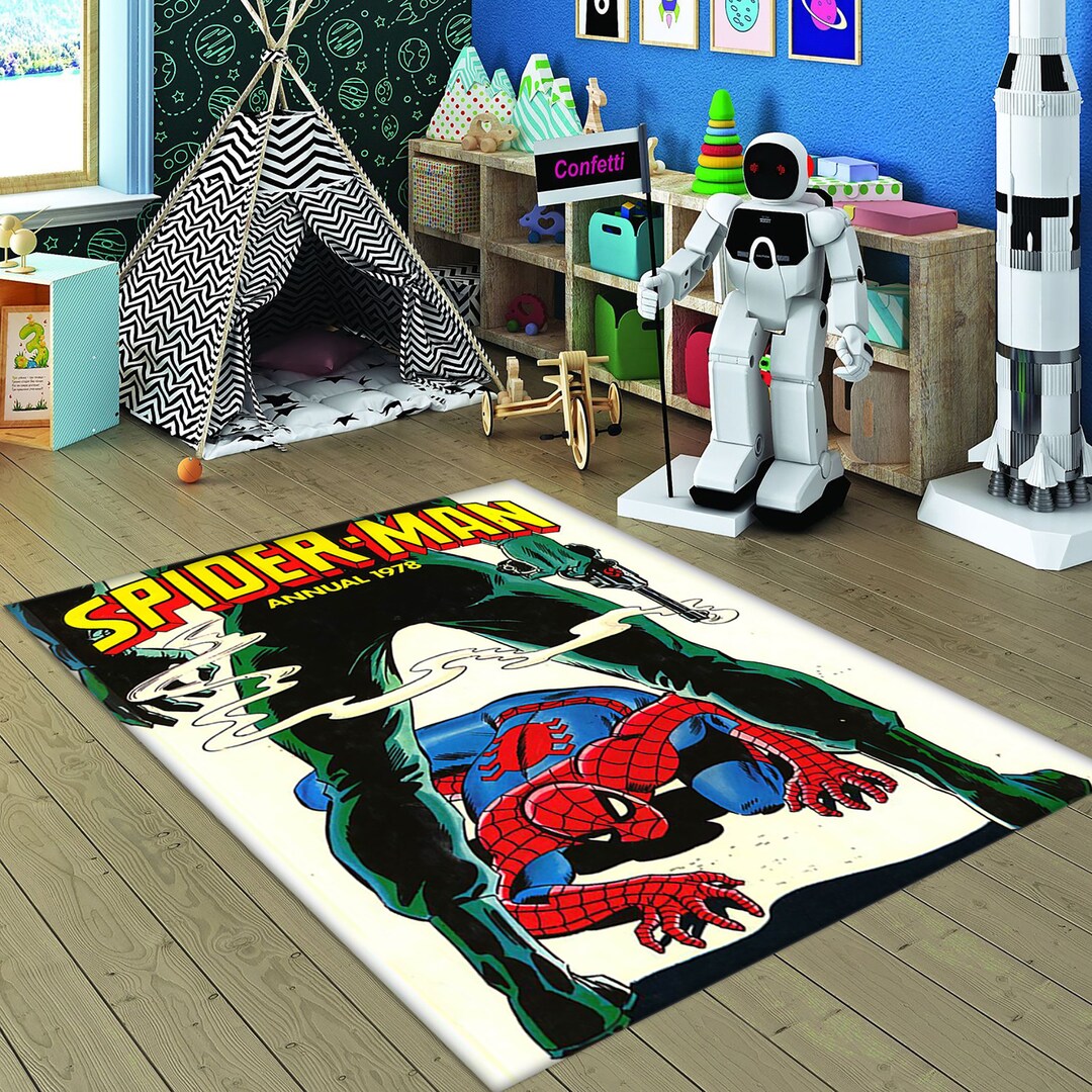 Spiderman, Spider Man, Spiderman Rug, Kids Room Rugs, Spiderman ...