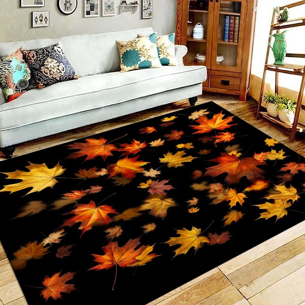 Leaf Rug - Etsy