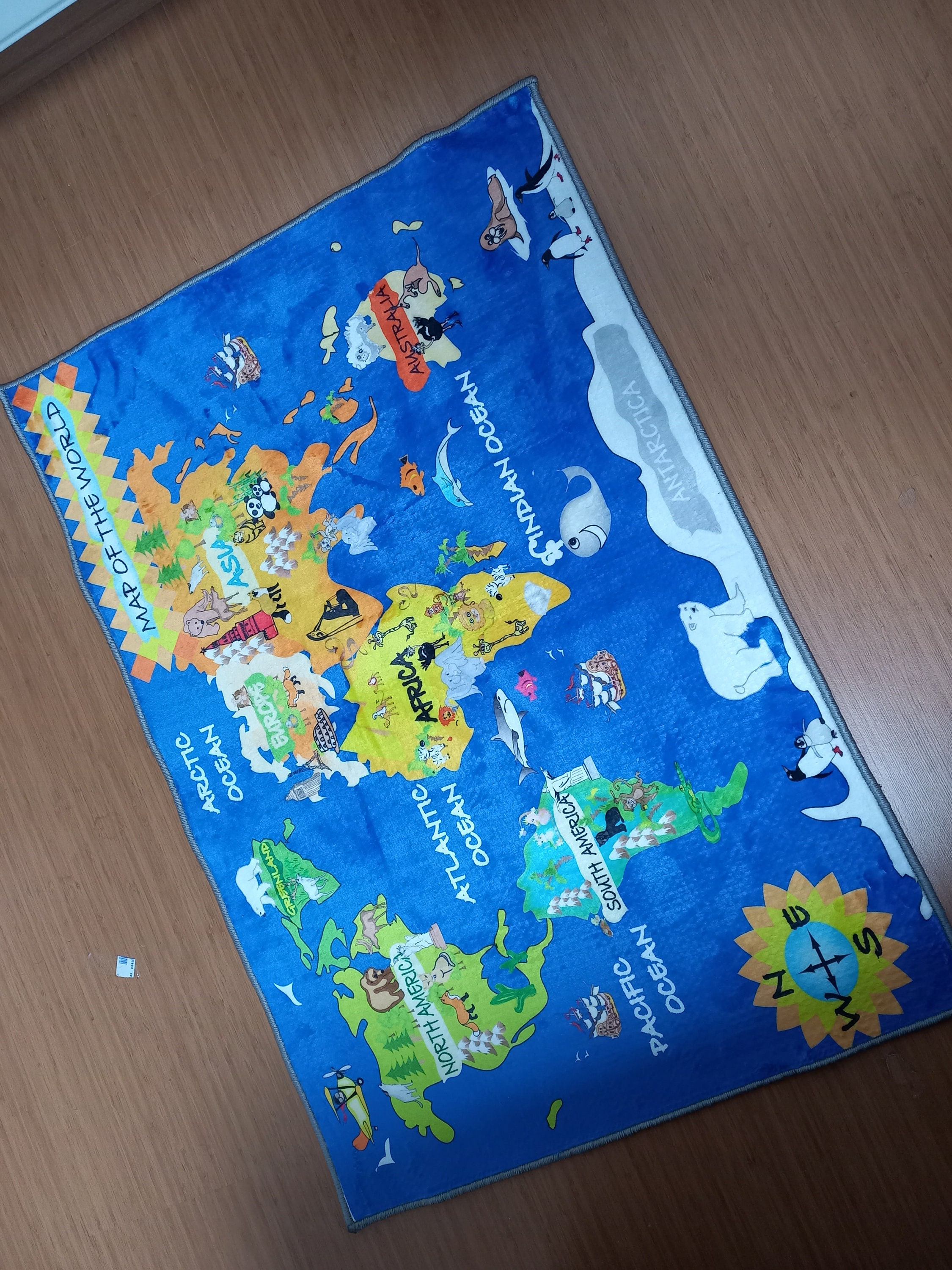 World Map Rug Kids Map of the World World Map Rug Boys - Etsy UK