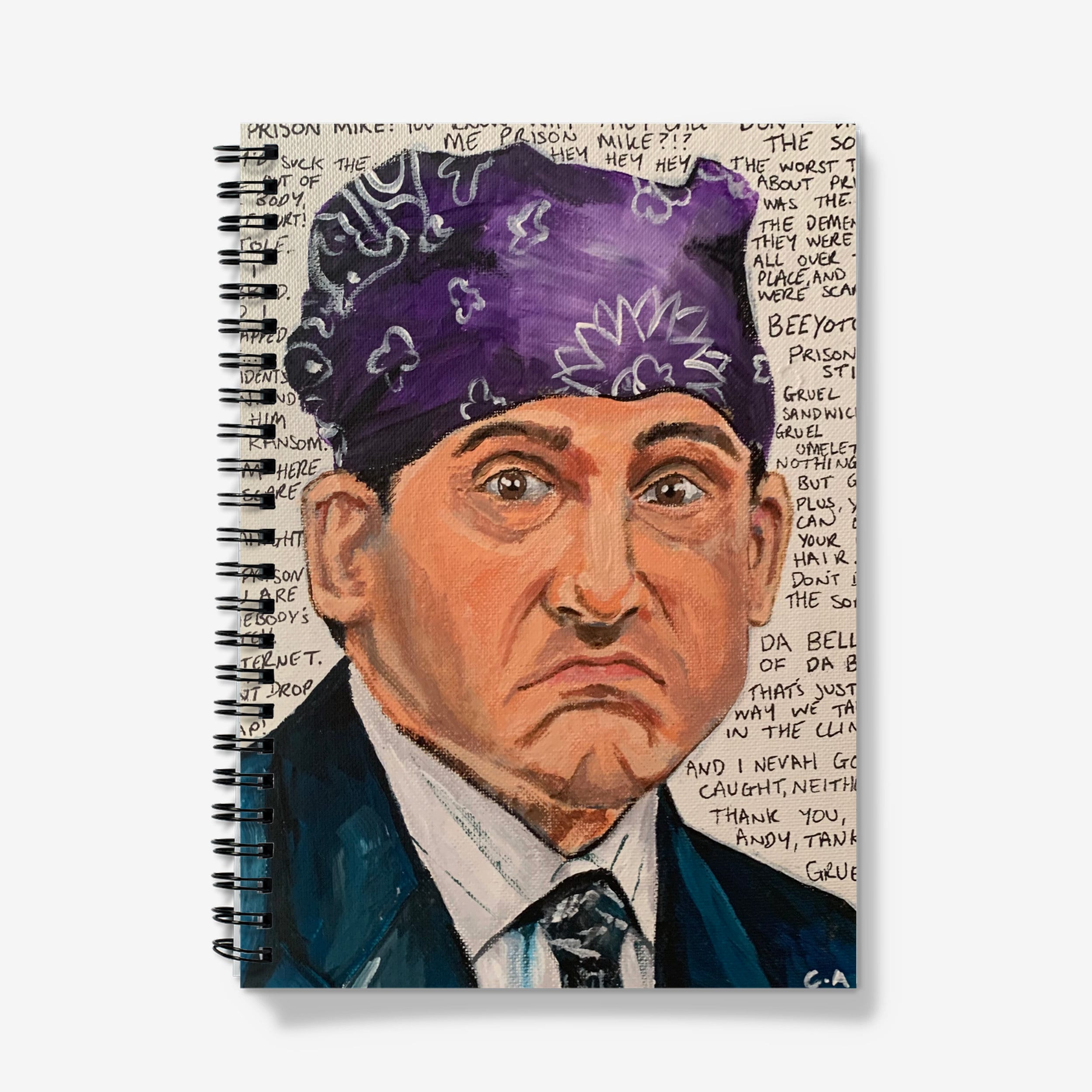 Prison Mike Spiral Notebook the Office - Etsy