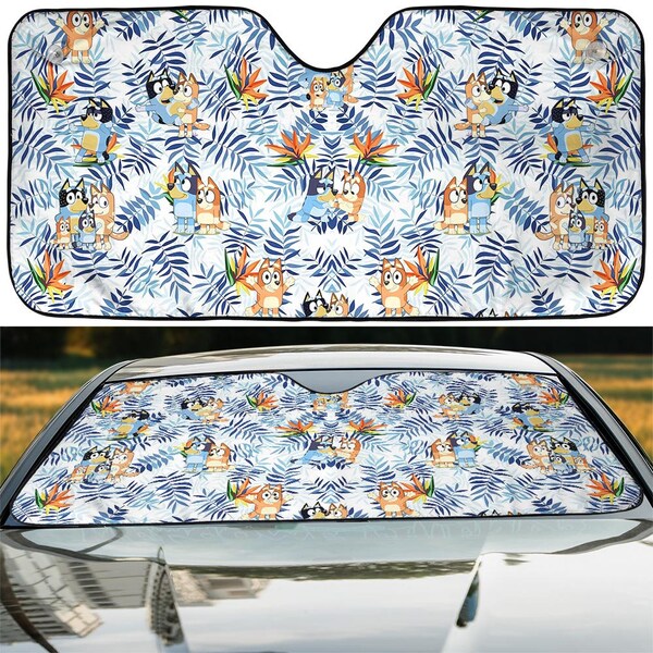 Bluey Window Shade - Etsy Australia
