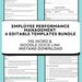 2025 Employee Performance Review Templates: HR Feedback Forms (digital ...
