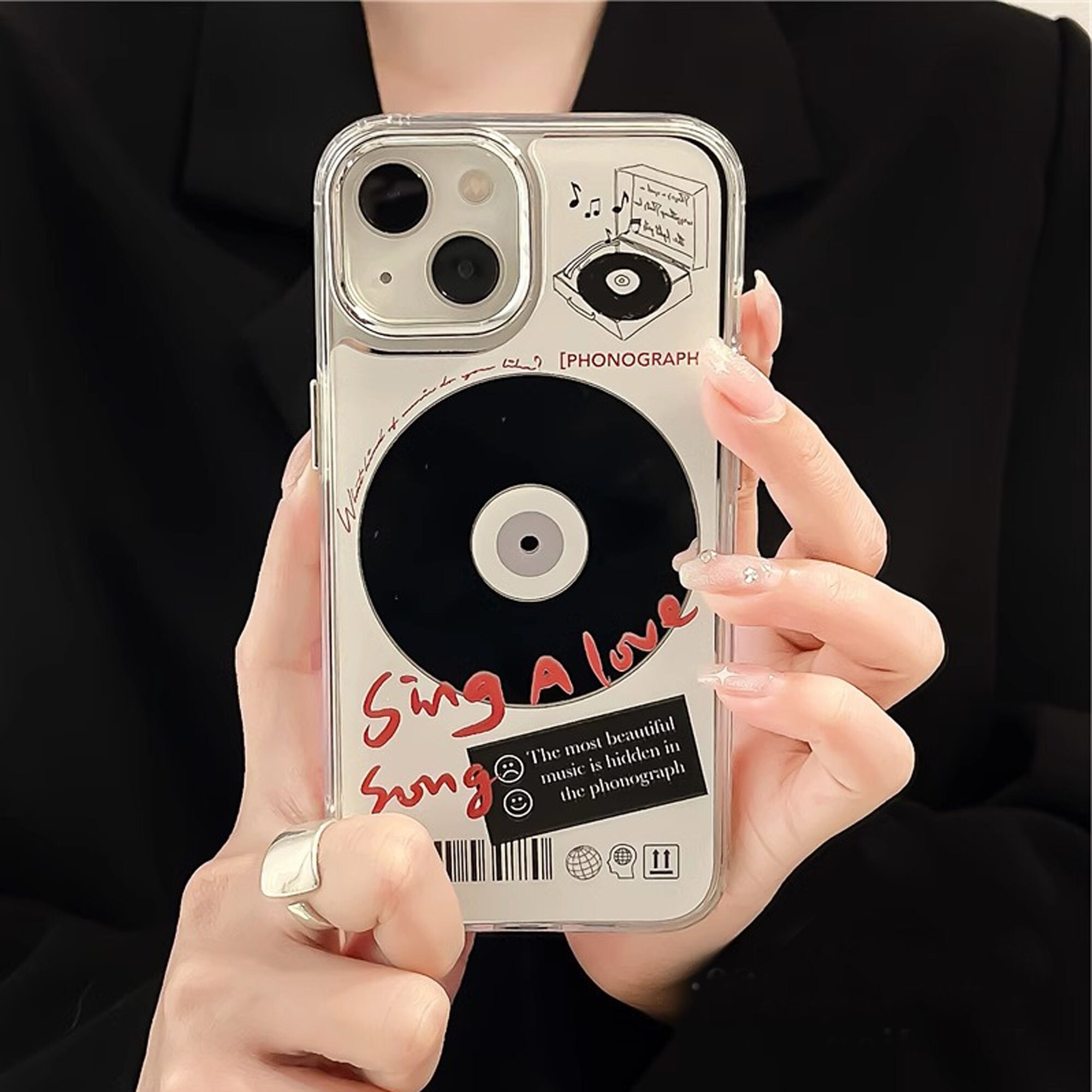 Vintage CD Repair Mirror Case iPhone 14 13 12 11 Pro Max Case iPhone 13 ...