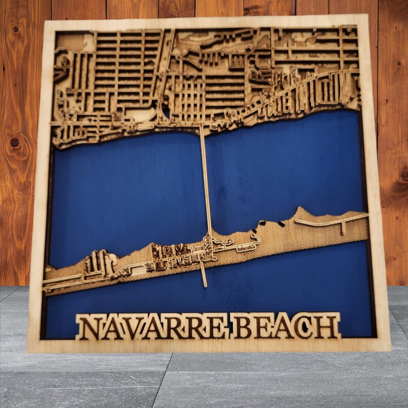Custom 3-layer Laser Cut Map: Celebrating Your Journey Anywhere in the ...