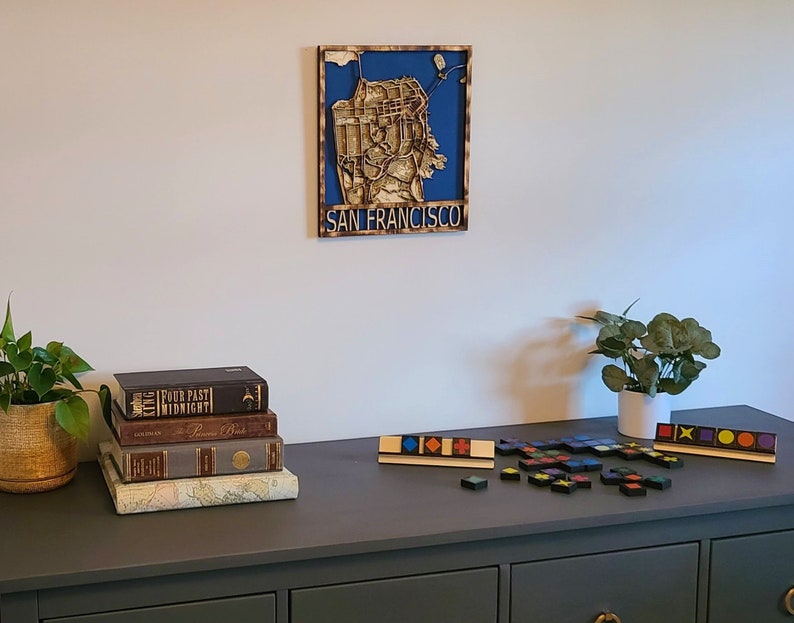 Custom 3-layer Laser Cut Map: Celebrating Your Journey - Etsy