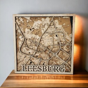 Custom 3-layer Laser Cut Map: Celebrating Your Journey Anywhere in the ...
