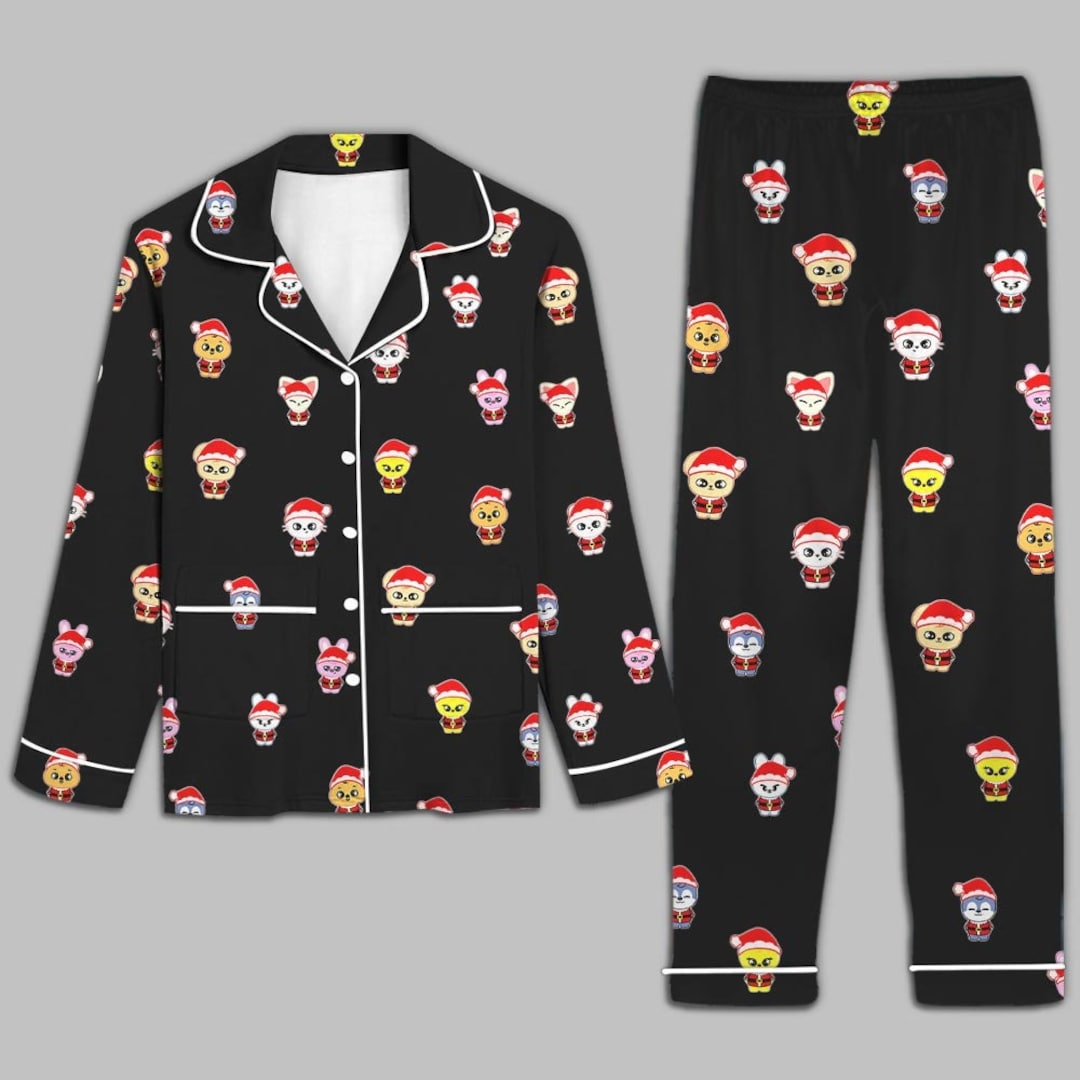 Stray Kids Pajama Set, Kpop Bang Chan Lee Know Hyunjin Han Felix ...
