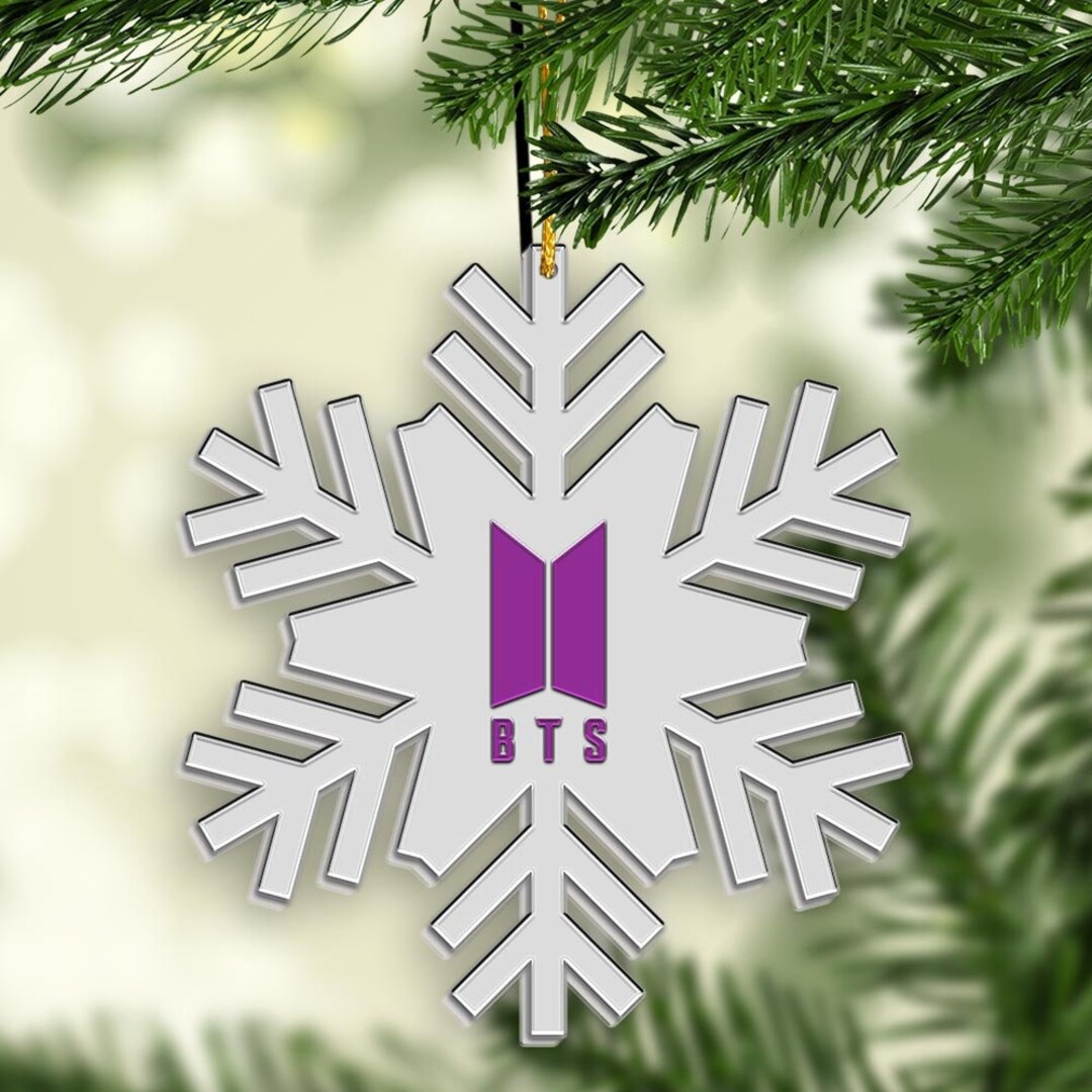 BTS Christmas Acrylic Ornament, Funny Kpop Ornament, Jin Suga J-hope Rm ...