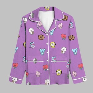 BTS Pajama Set, Kpop Bangtan Jin Suga J-hope Rm Jimin V Jungkook ...