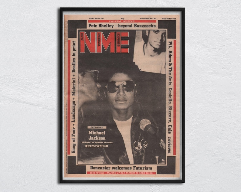 MICHAEL JACKSONS Poster - 1981 Original NME - Etsy