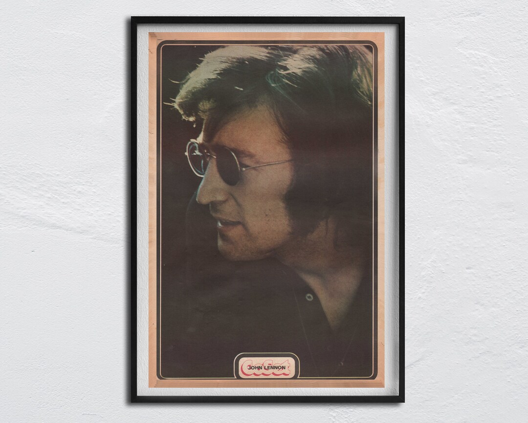 1972 Poster BEATLES - John Lennon - Original Australian Goset Magazine ...