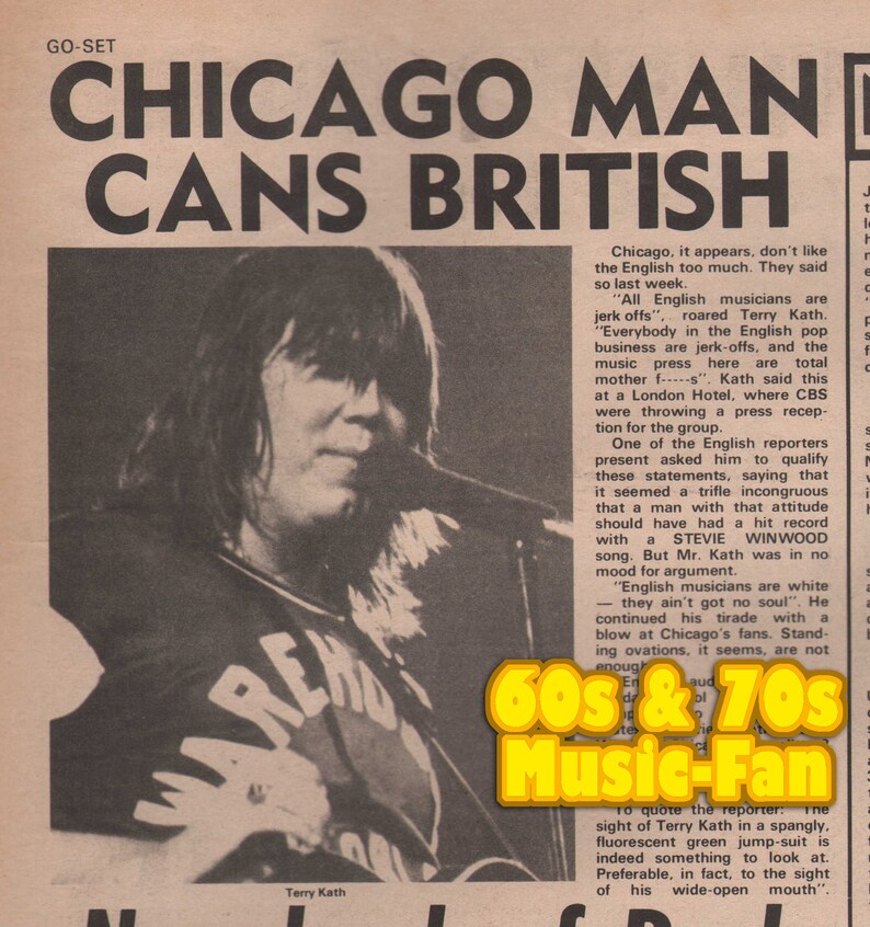 ROLLING STONES - 1973 Original Australian Goset Clipping - Backside ...