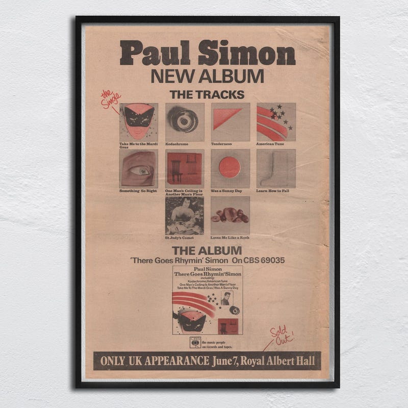 Simon and Garfunkel Poster - Etsy